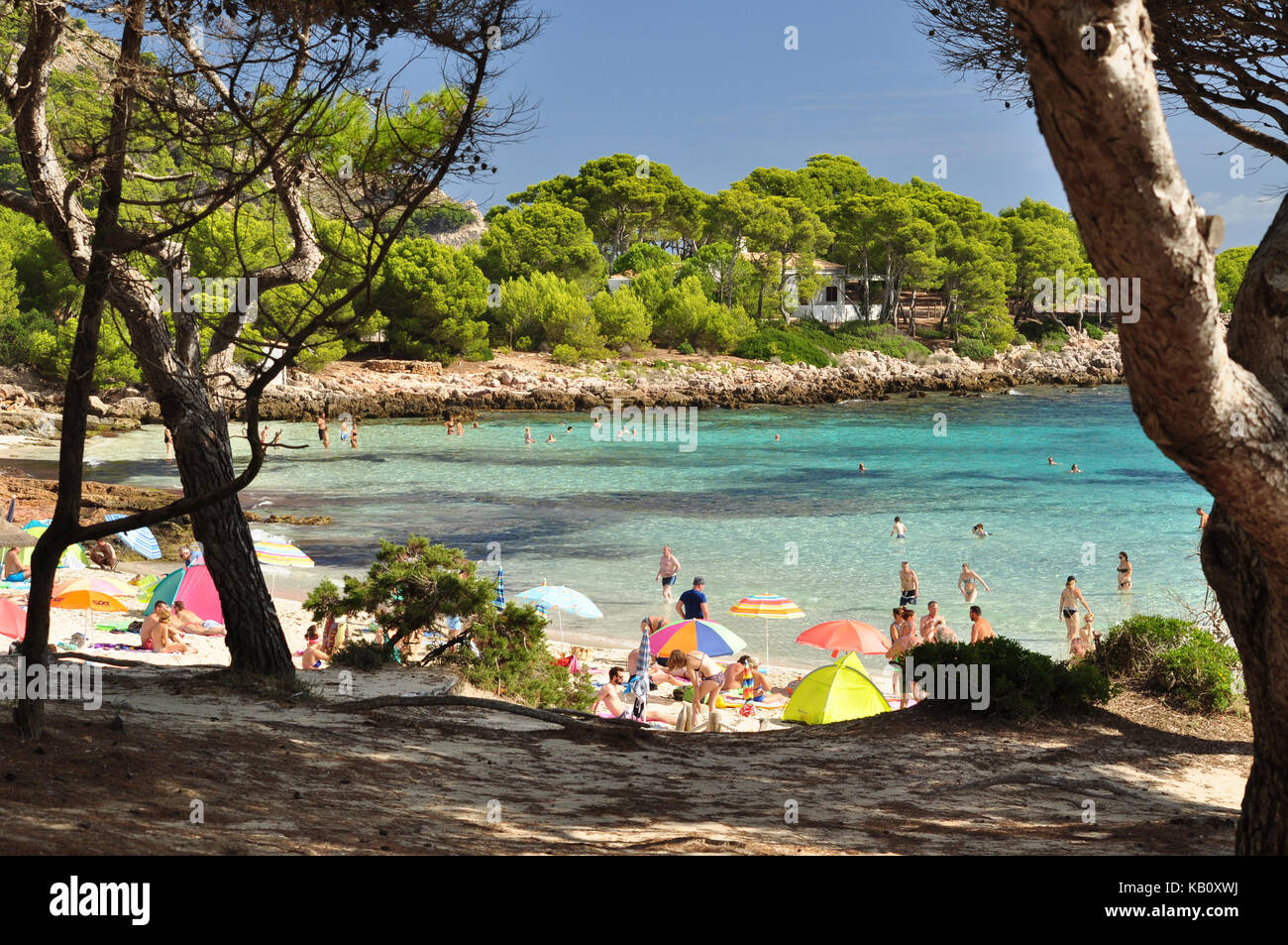 Cala Agulla beach in the island Mallorca in Spain Stock Photo - Alamy
