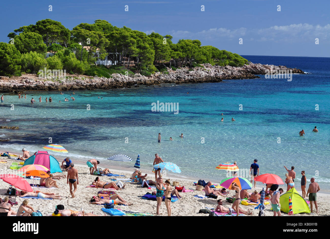 Cala Agulla beach in the island Mallorca in Spain Stock Photo - Alamy