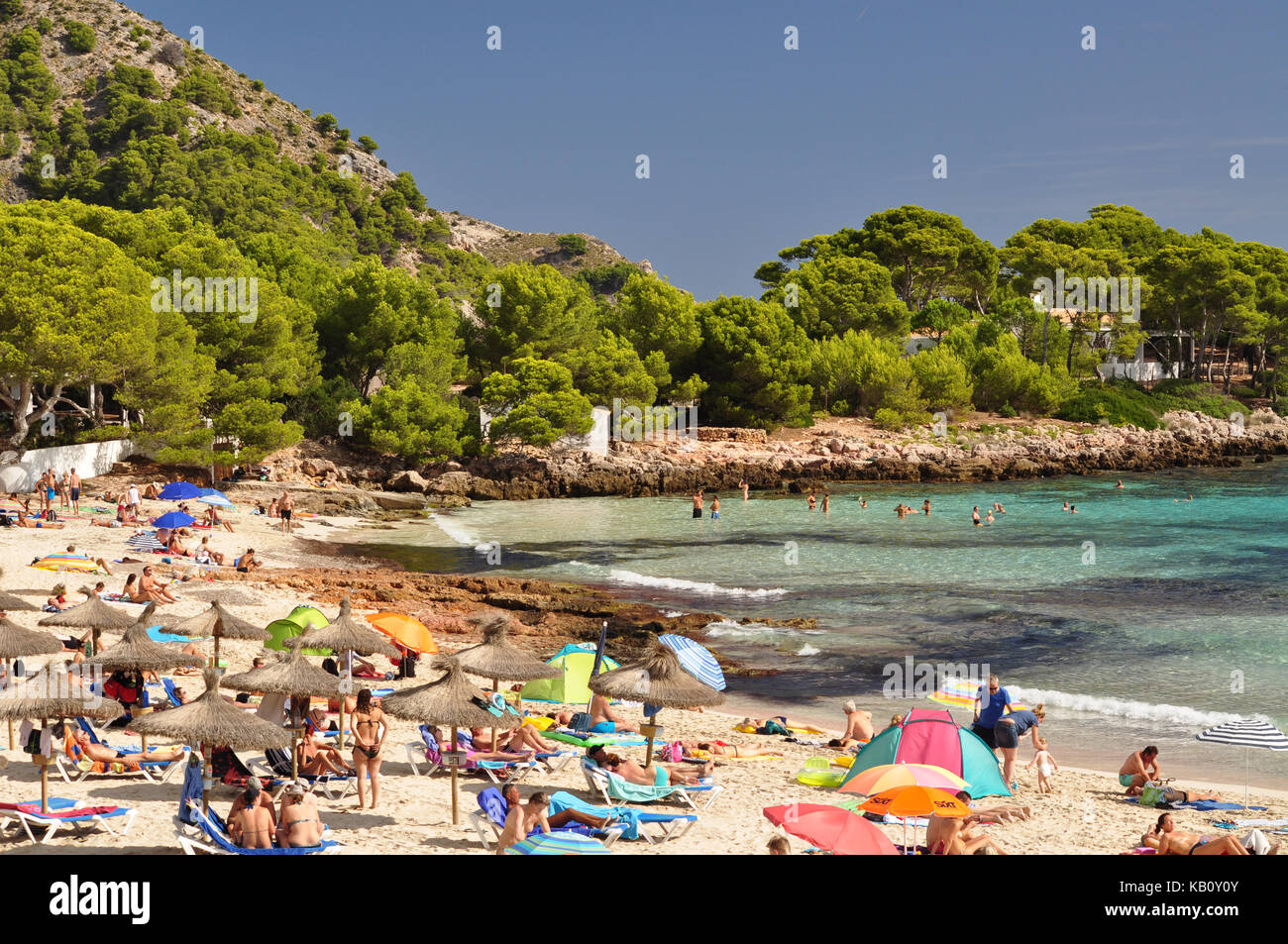 Cala Agulla beach in the island Mallorca in Spain Stock Photo - Alamy