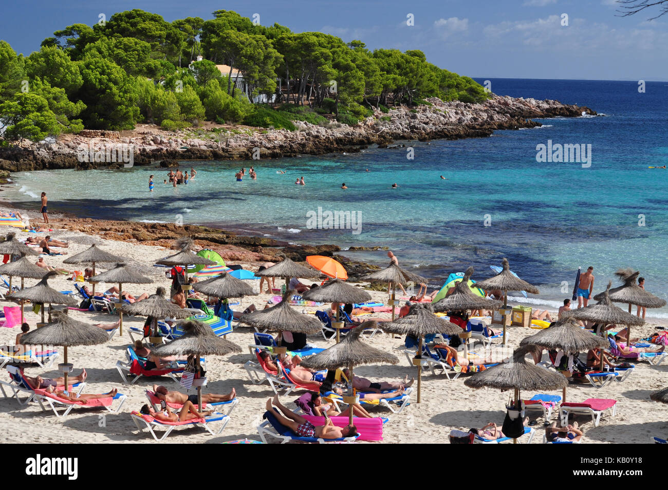 Cala Agulla beach in the island Mallorca in Spain Stock Photo - Alamy