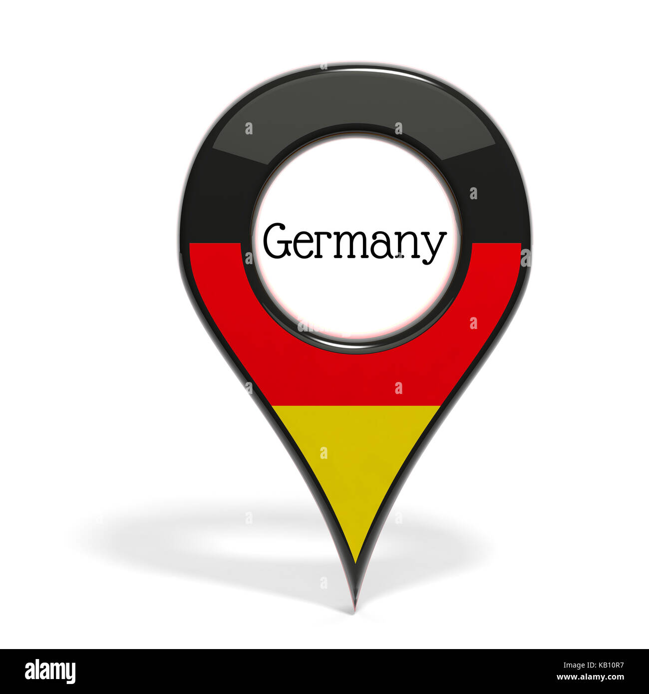 Germany map pin hi-res stock photography and images - Alamy