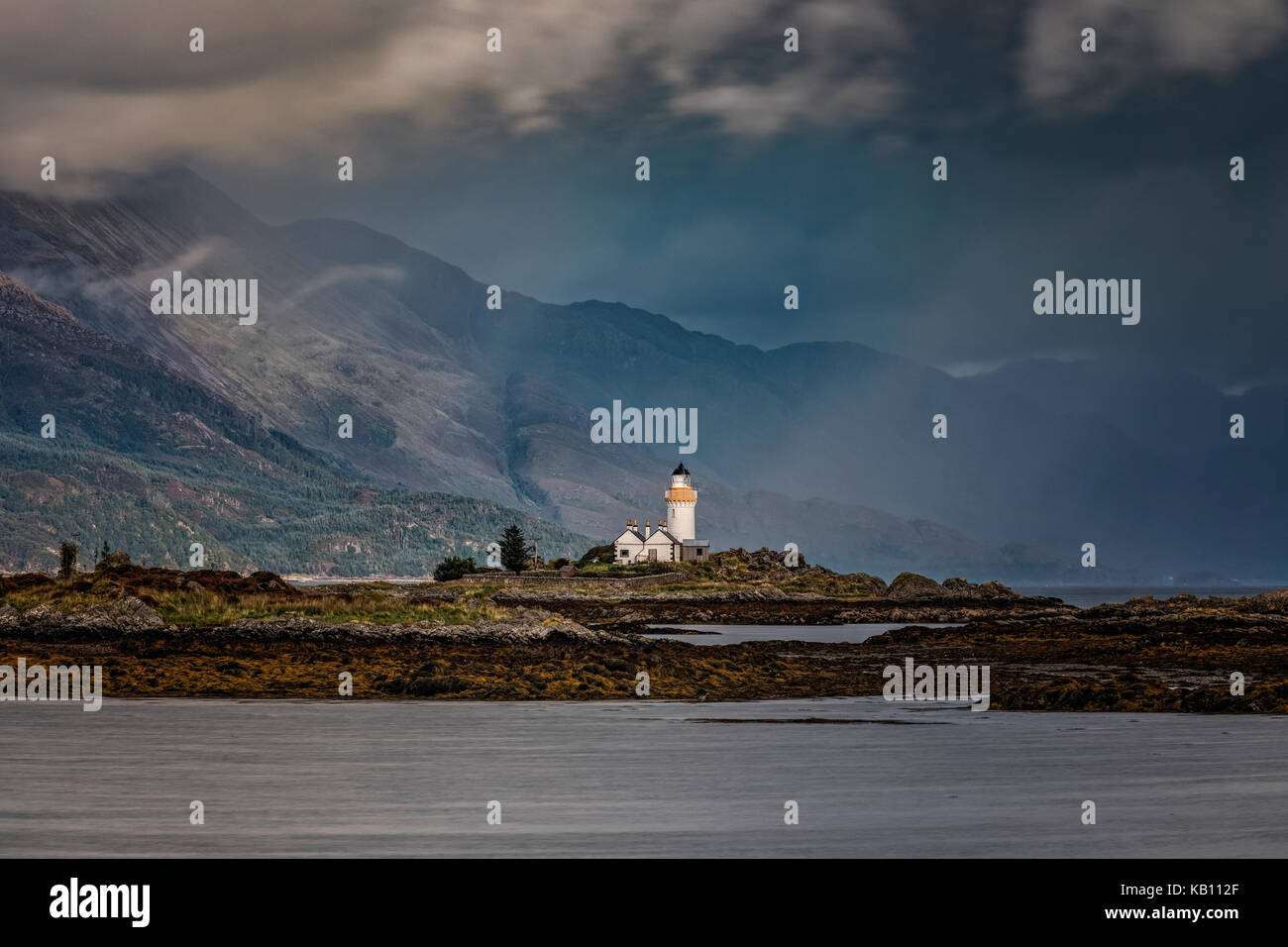 Ornsay Lighthouse, Isle of Skye, Scotland, United Kingdom Stock Photo ...