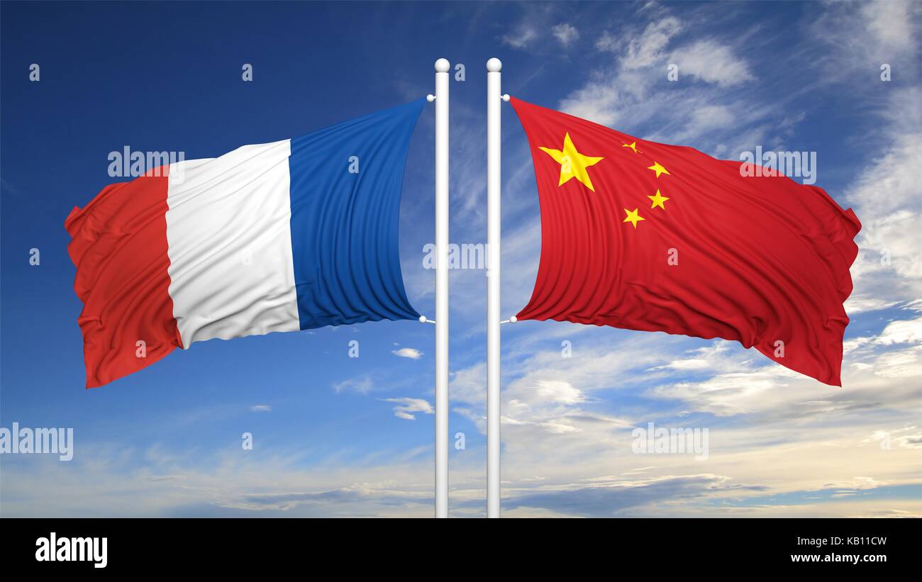 Chinese French Flag Stock Photos & Chinese French Flag Stock Images - Alamy