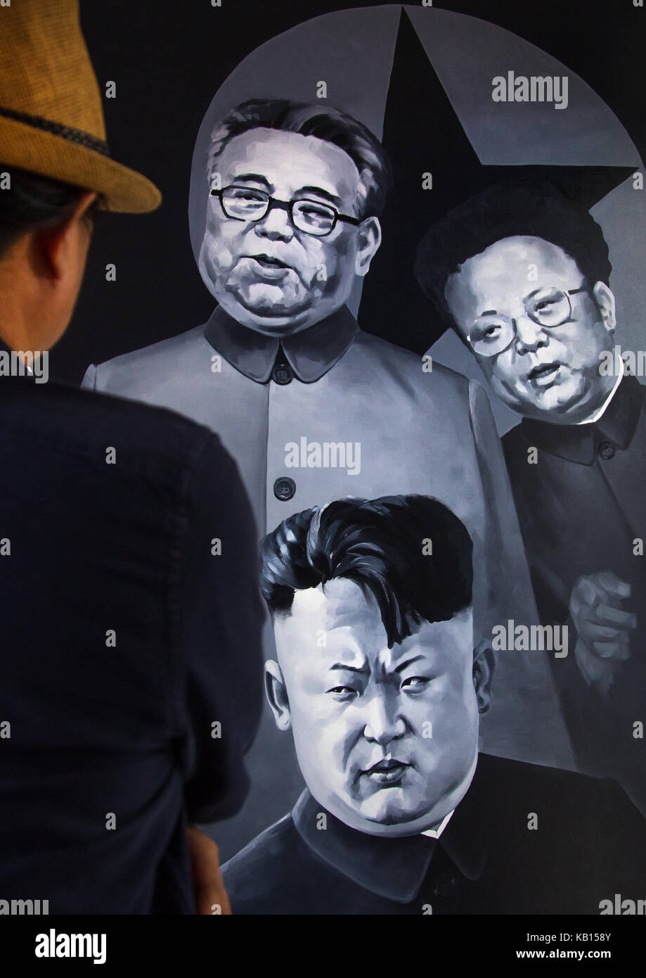 North korean artist sun mu who was trained to paint propaganda now ...