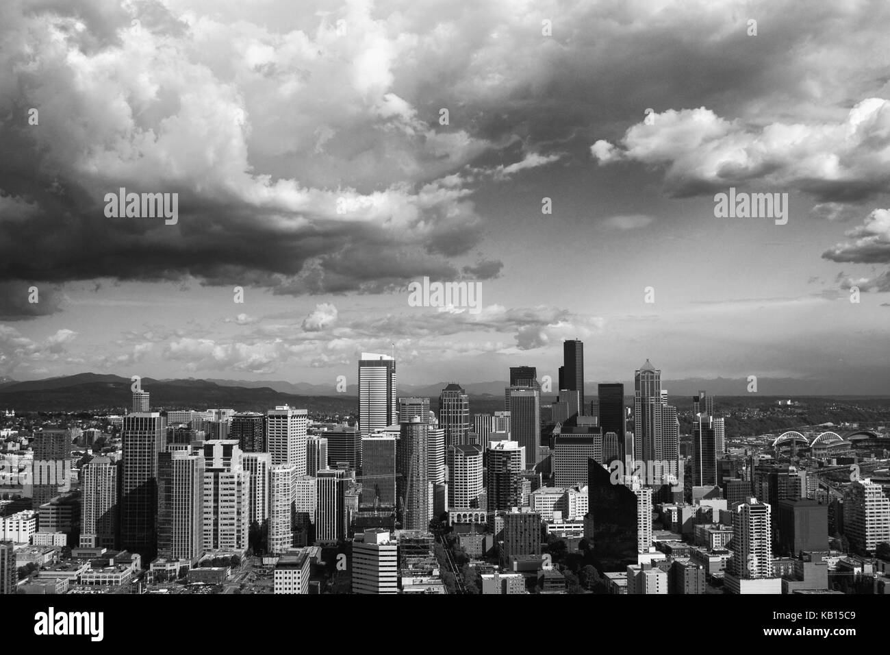 Seattle city united states Black and White Stock Photos & Images - Alamy