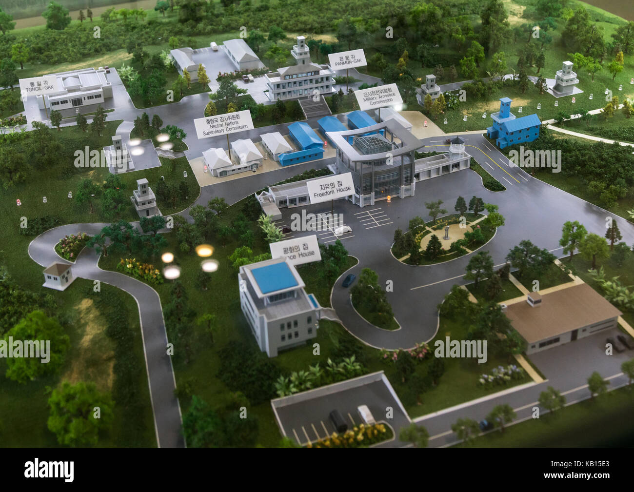 Dmz mock-up , North Hwanghae Province, Panmunjom, South Korea Stock ...