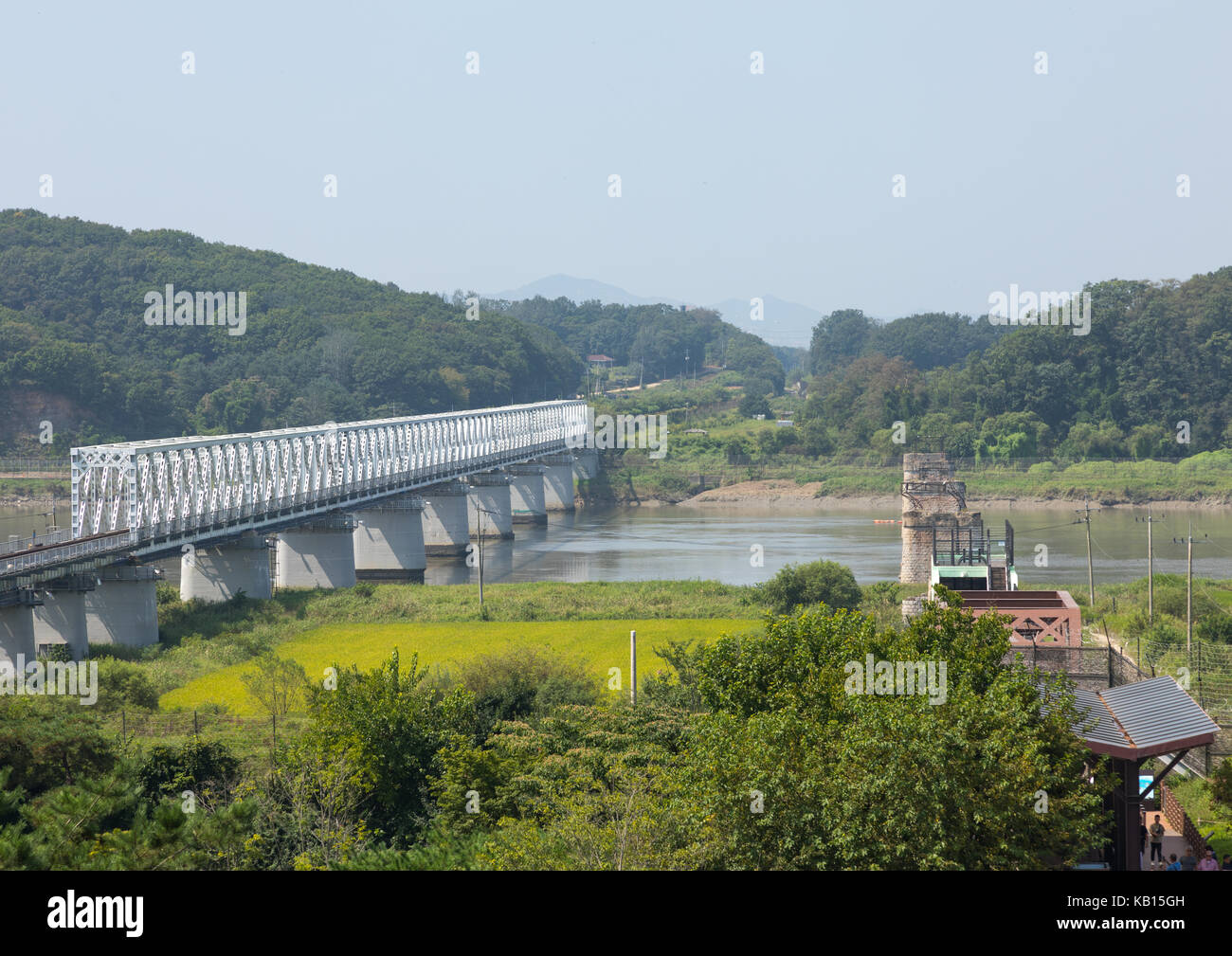 Dmz freedom bridge hi-res stock photography and images - Alamy