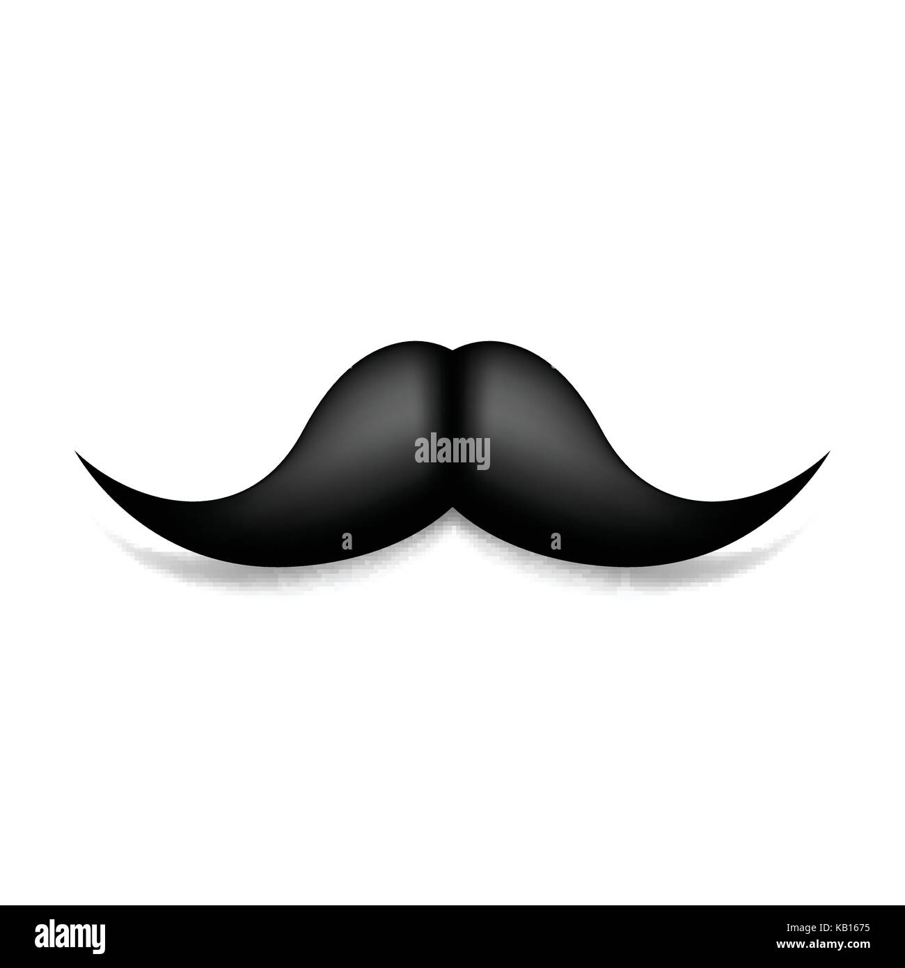 Cartoon mustache face hi-res stock photography and images - Alamy