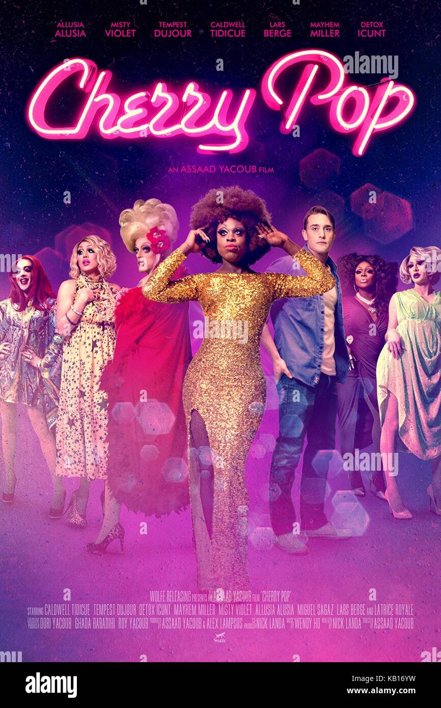 CHERRY POP, US poster, from left: Allusia, Misty Violet, Patrick Holt ...