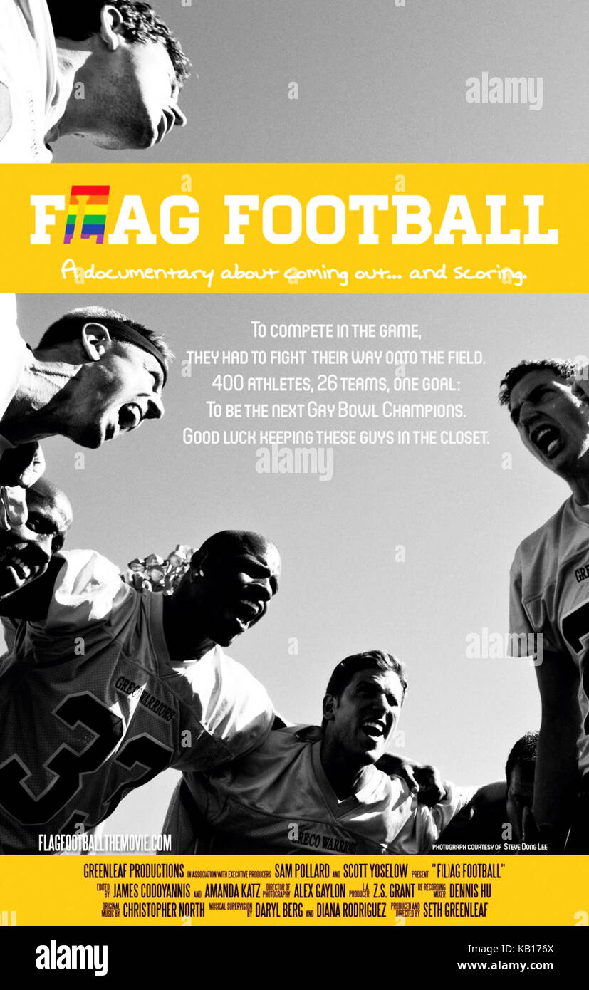 F(L)AG FOOTBALL, US poster, 2015. ©Greenleaf Productions/courtesy ...