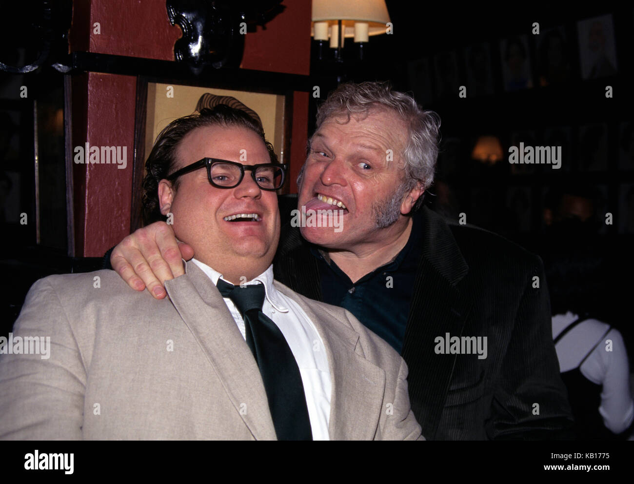 Brian Dennehy and Chris Farly photographed by John Spellman at opening ...