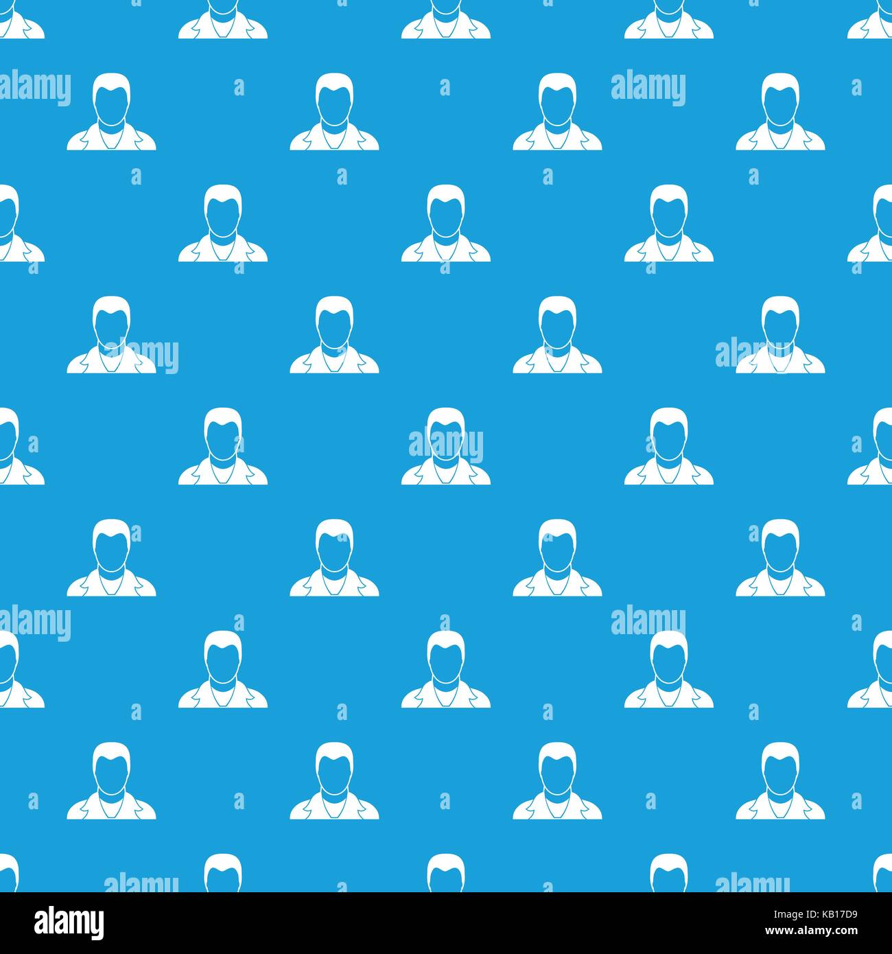 User pattern seamless blue Stock Vector Image & Art - Alamy
