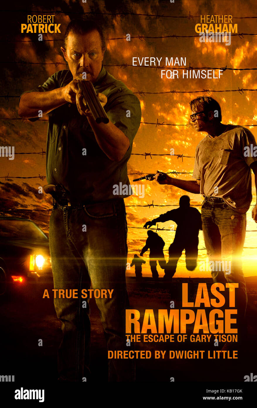 LAST RAMPAGE: THE ESCAPE OF GARY TISON, poster, l-r: Robert Patrick ...
