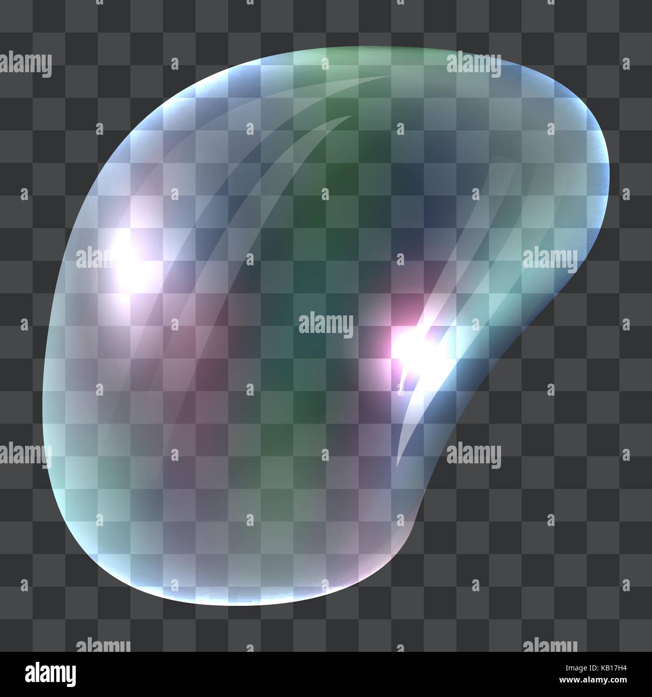 Bubble in air concept background, realistic style Stock Vector Image ...