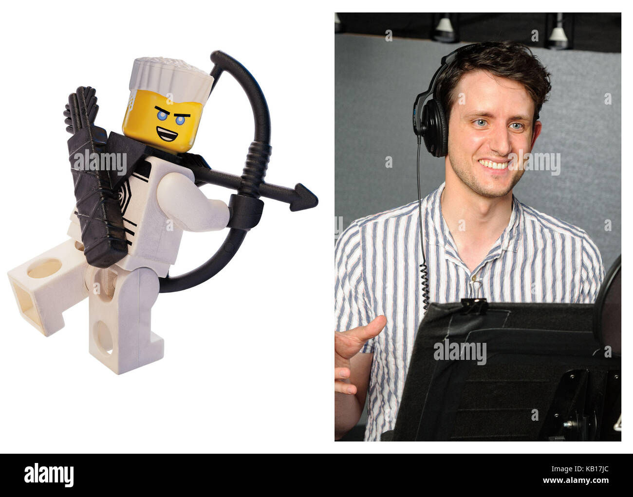 THE LEGO NINJAGO MOVIE, Zach Woods, voice of Zane, 2017. ph: John ...