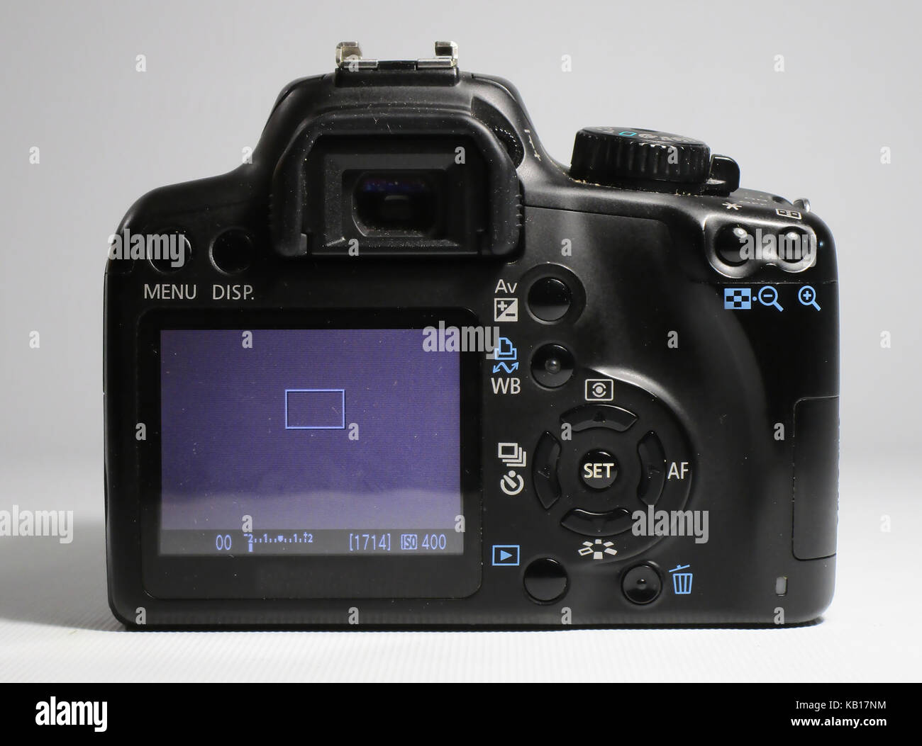 Digital reflex camera, back Stock Photo - Alamy