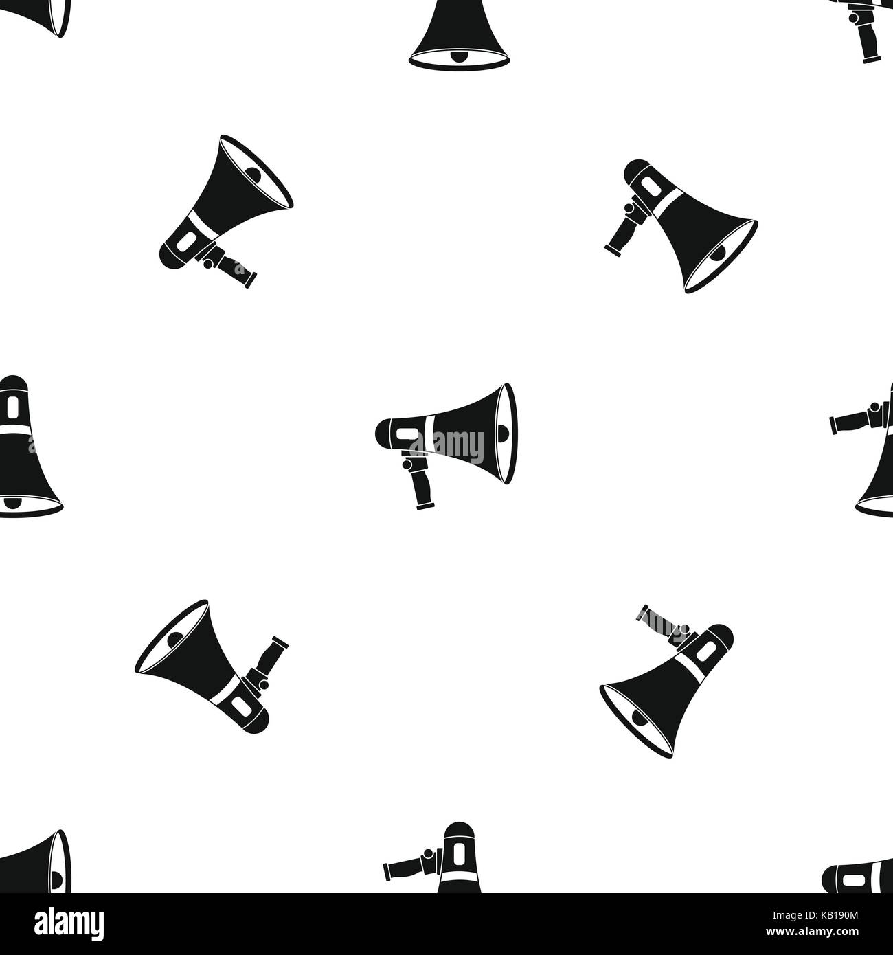 Megaphone pattern seamless black Stock Vector Image & Art - Alamy