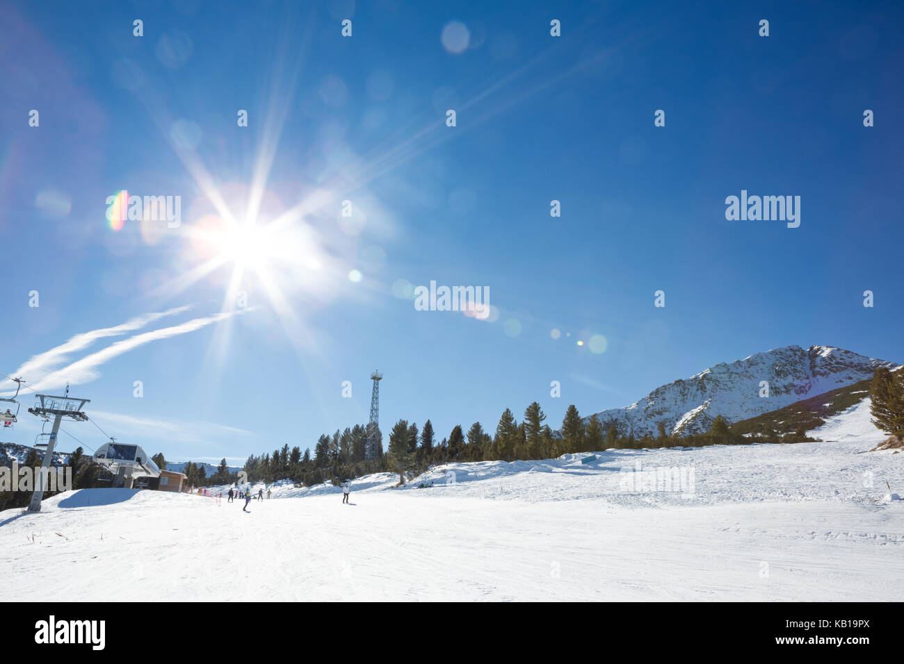 Beautiful blue sparkling snowy hi-res stock photography and images - Alamy
