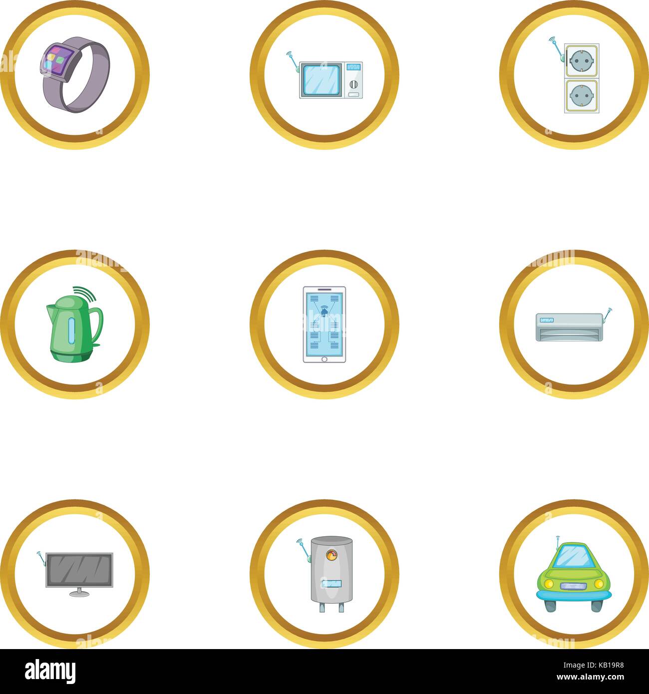 Best smart watch Stock Vector Images - Alamy