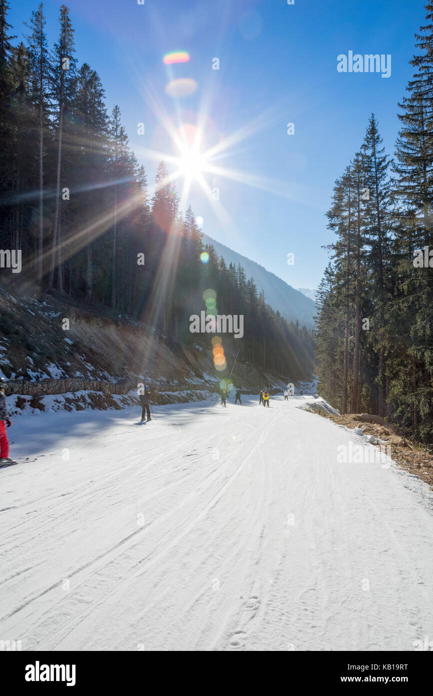 Beautiful landscape ski run hi-res stock photography and images - Alamy