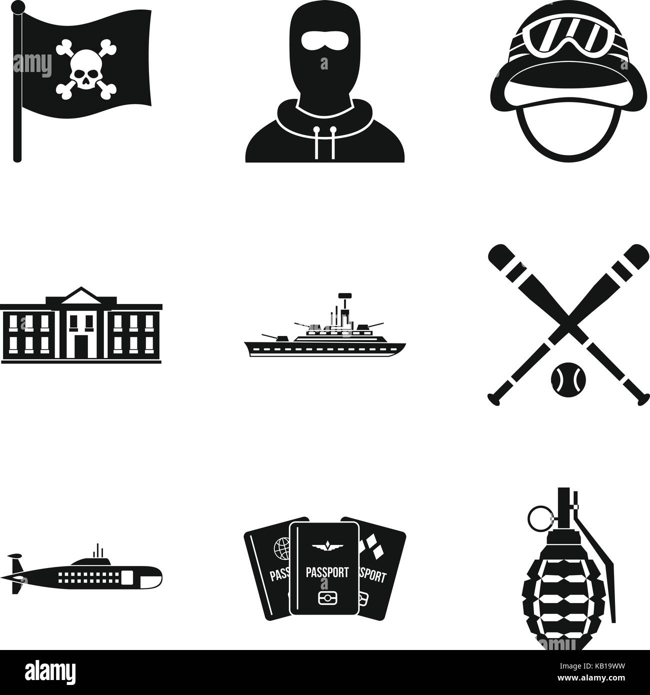 Rest in army icons set, simple style Stock Vector Image & Art - Alamy