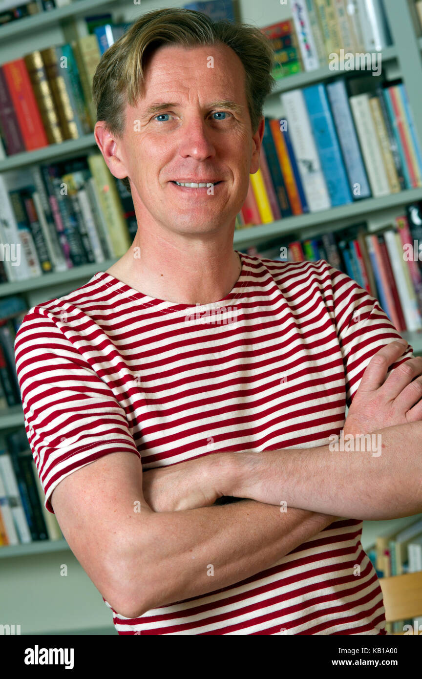 Childrens author Phillip Reeve at his home in Devonshire, UK Stock ...