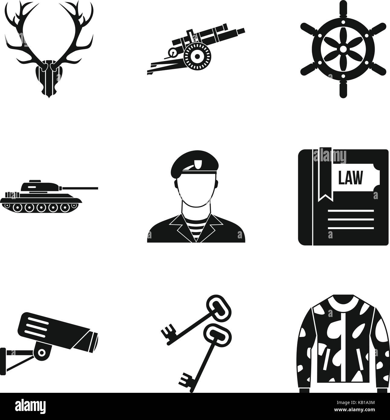 Navy gun training Stock Vector Images - Alamy