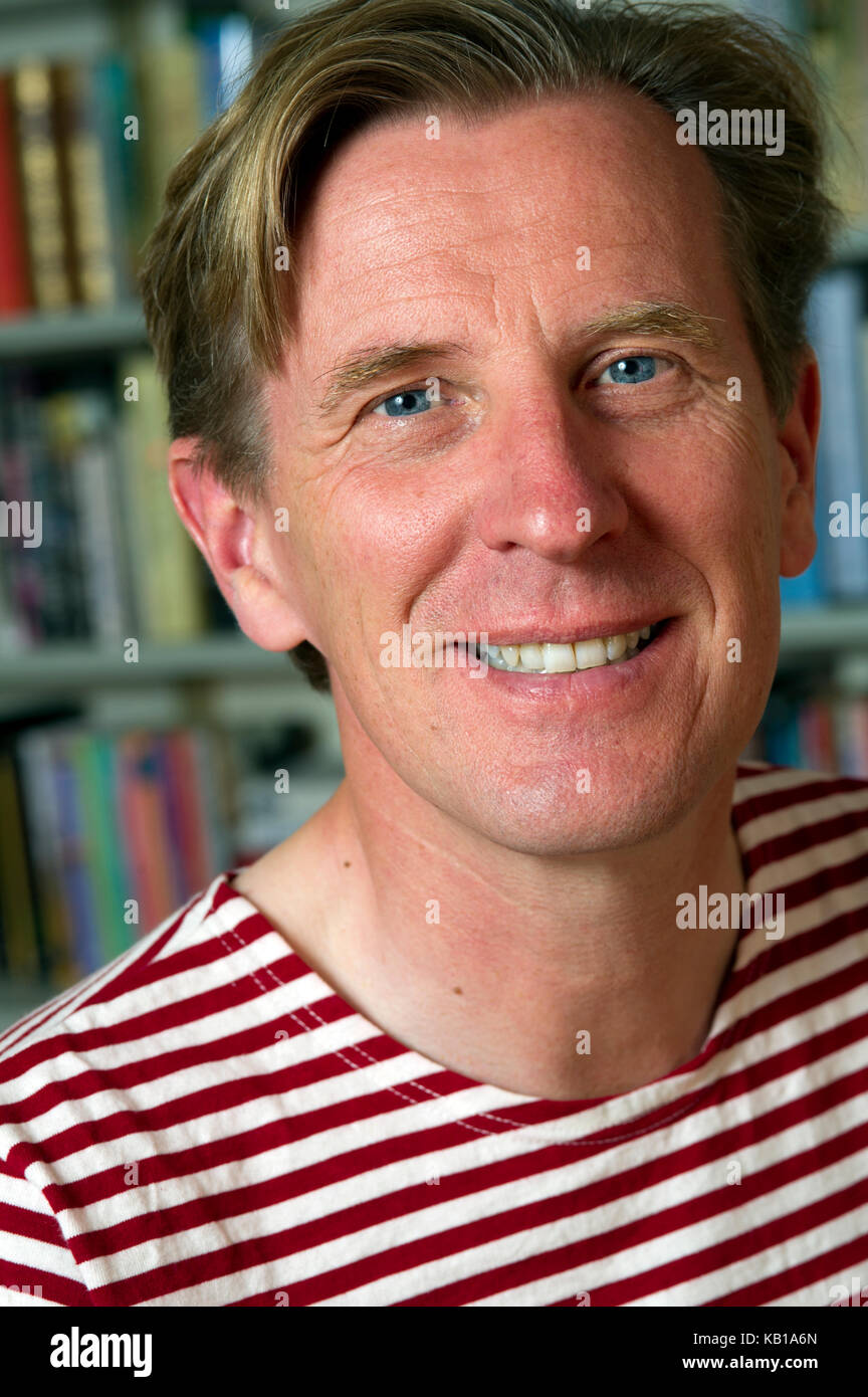 Childrens author Phillip Reeve at his home in Devonshire, UK Stock ...