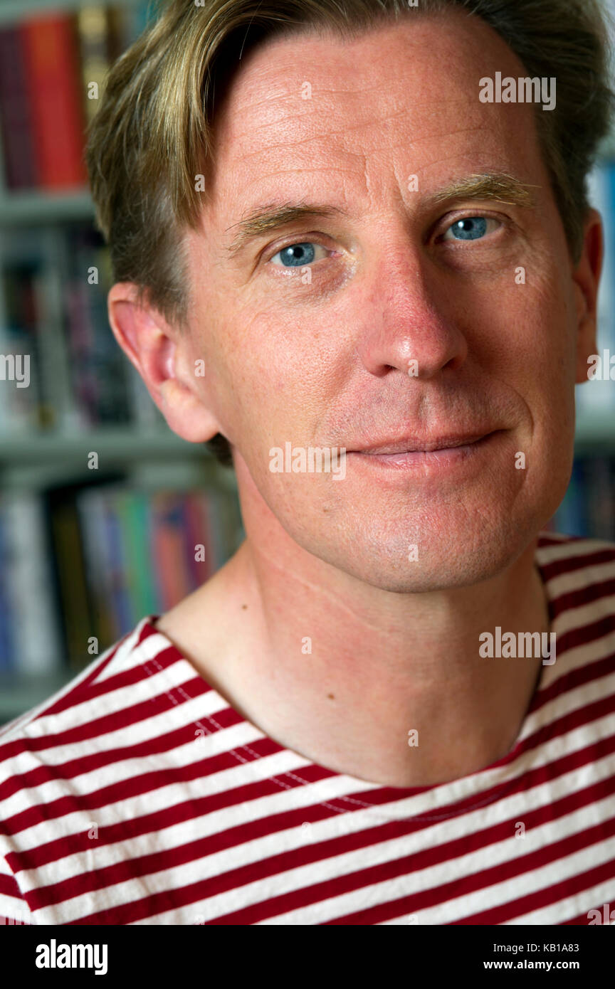 Childrens author Phillip Reeve at his home in Devonshire, UK Stock ...