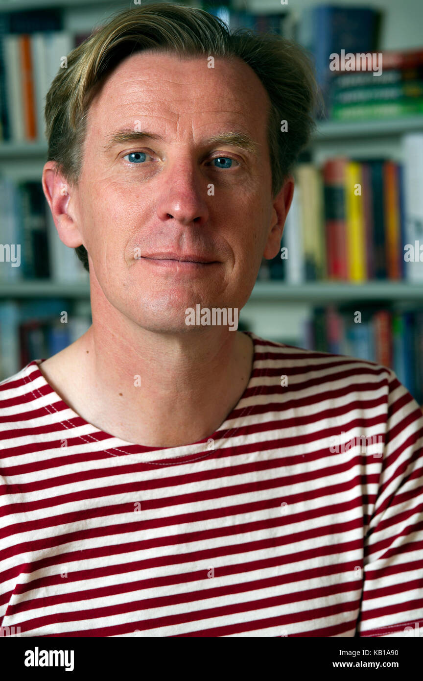 Childrens author Phillip Reeve at his home in Devonshire, UK Stock ...