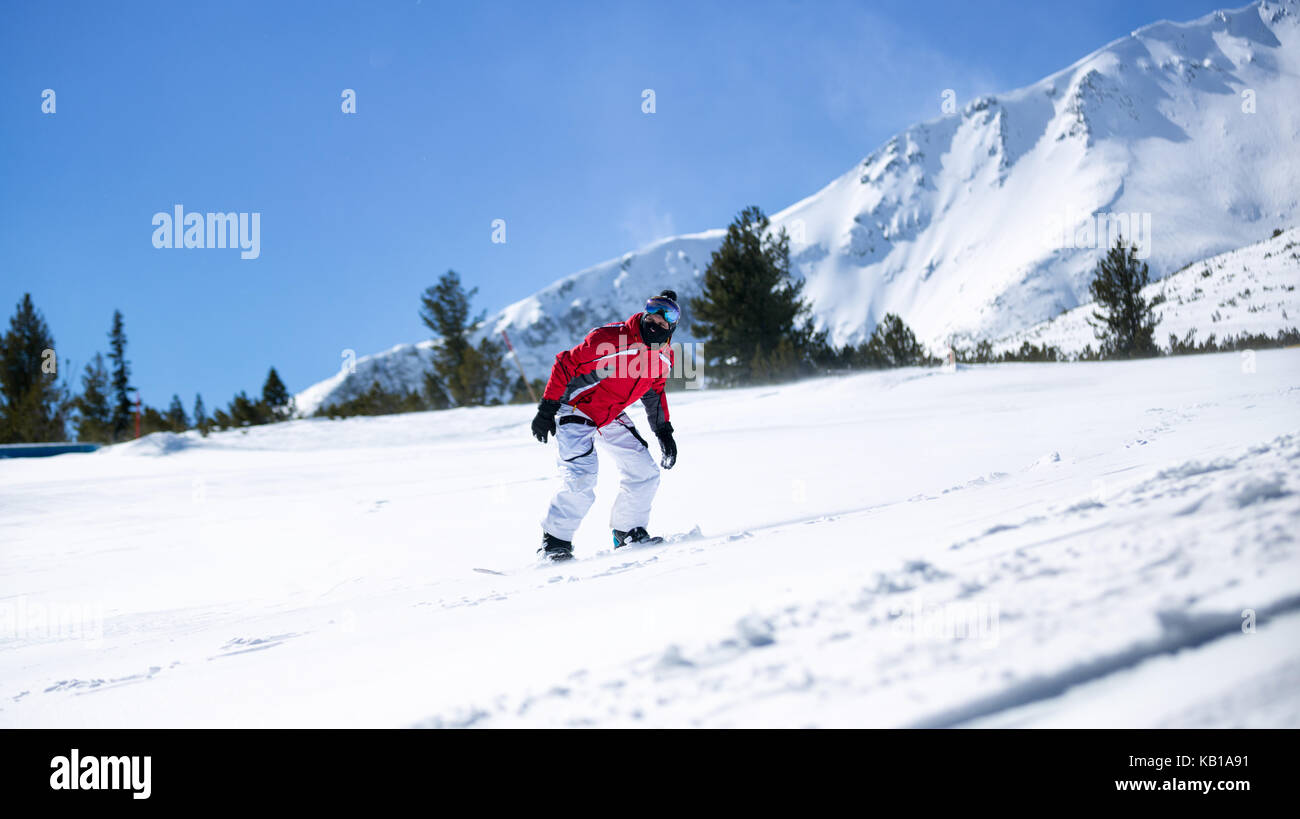Snowboarding, winter sport Stock Photo - Alamy