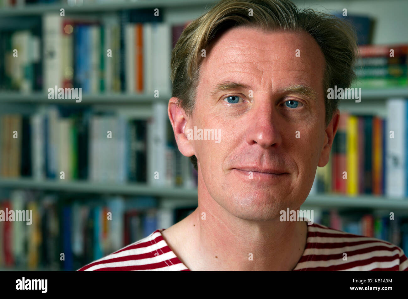 Childrens author Phillip Reeve at his home in Devonshire, UK Stock ...