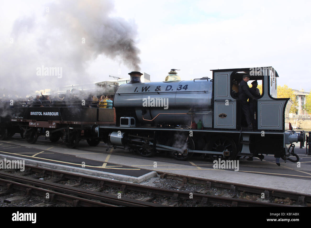 Avonside Engine Company Ltd 0-6-0 Steam Train No 34 Portbury of Bristol ...