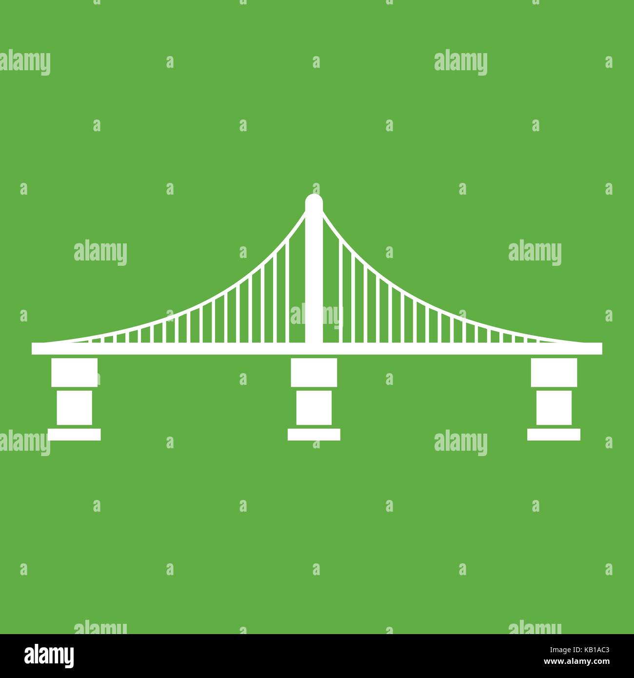 Bridge icon green Stock Vector Image & Art - Alamy