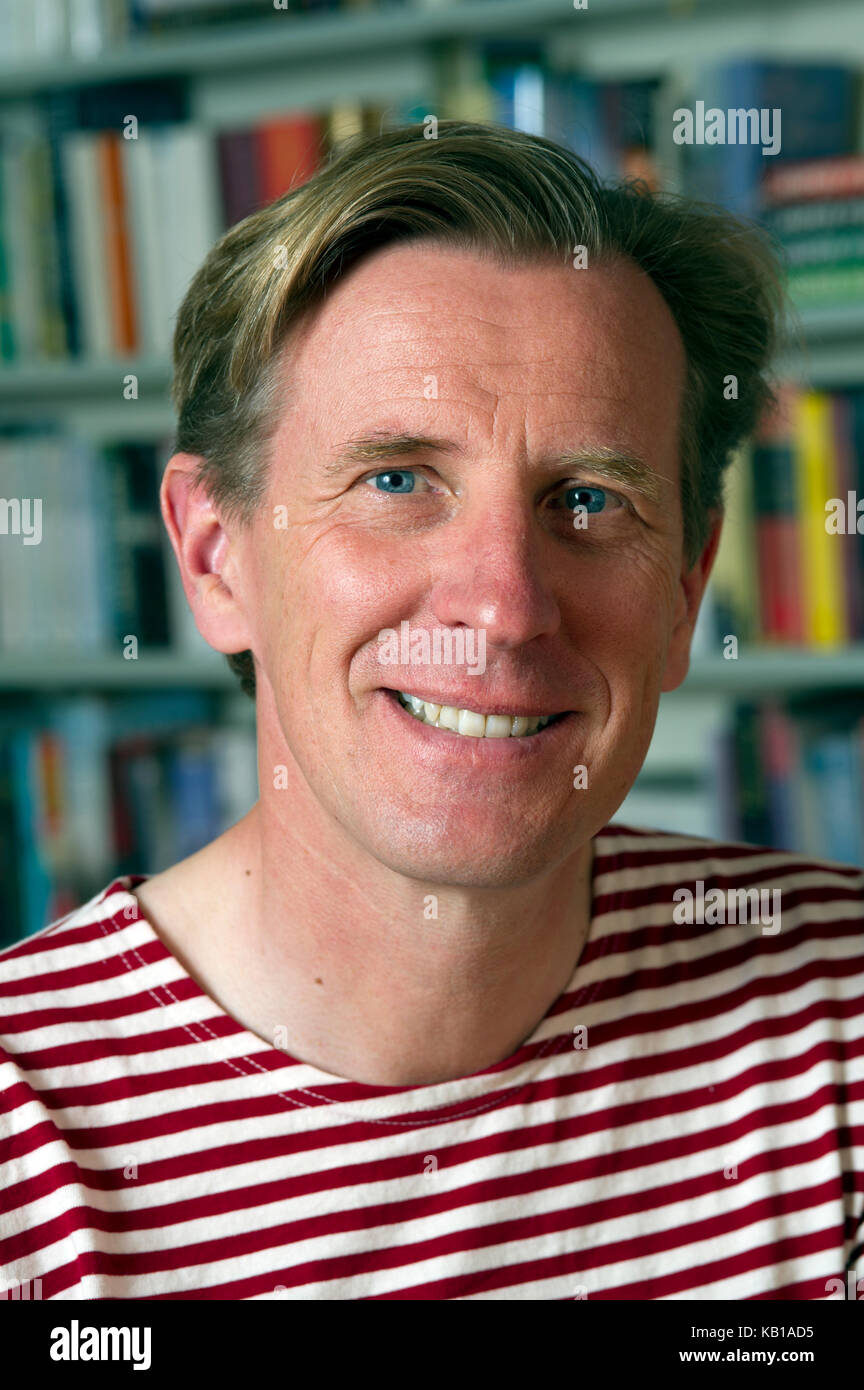 Childrens author Phillip Reeve at his home in Devonshire, UK Stock ...