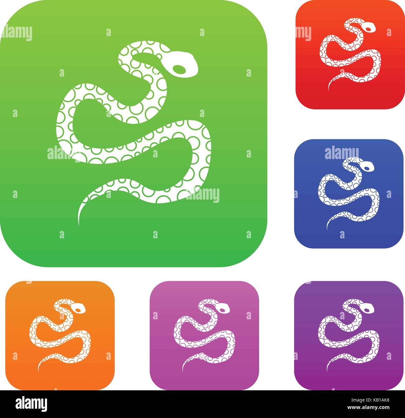 Large python snake Stock Vector Images - Alamy