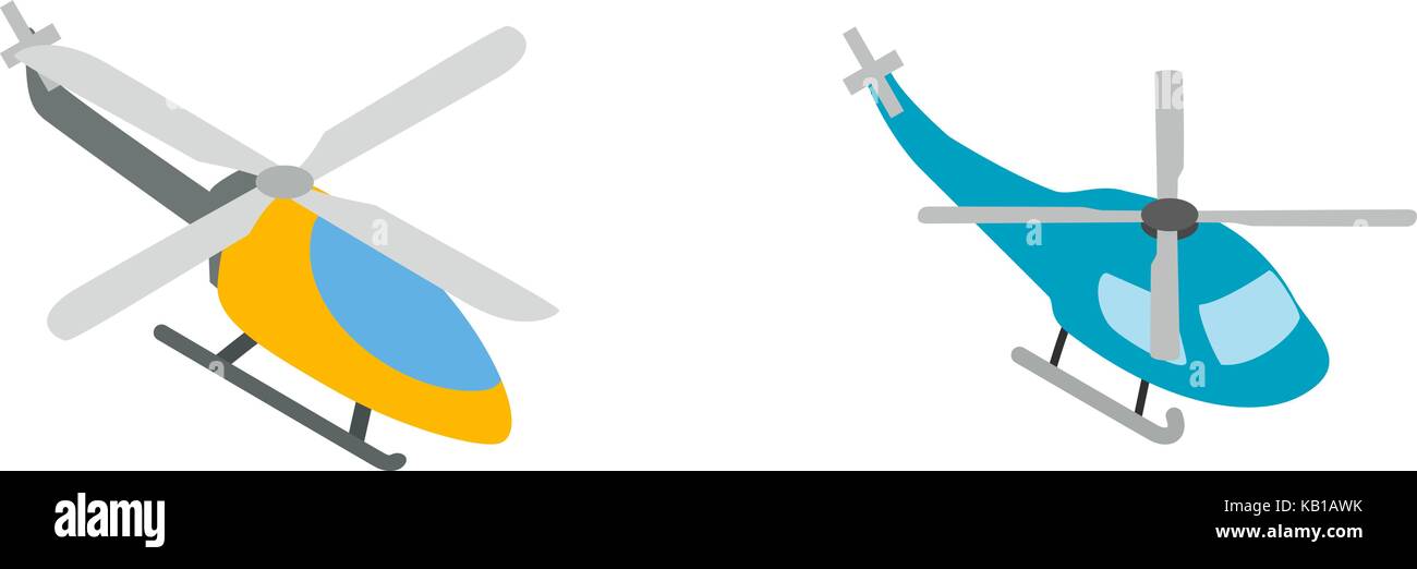 Helicopter icon top view Stock Vector Images - Alamy