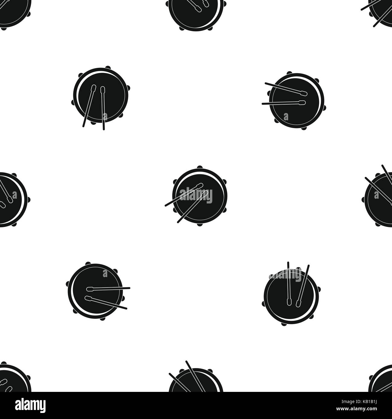 Drum pattern seamless black Stock Vector Image & Art - Alamy