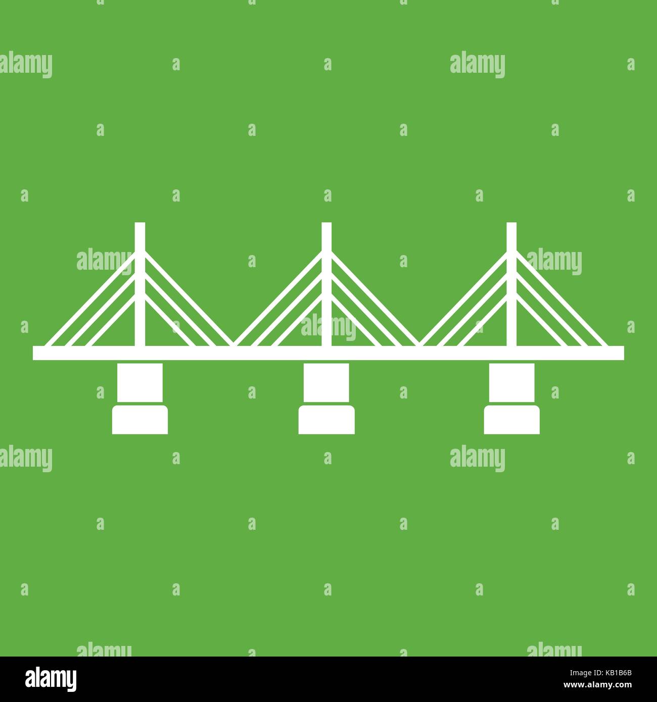 Bridge icon green Stock Vector Image & Art - Alamy