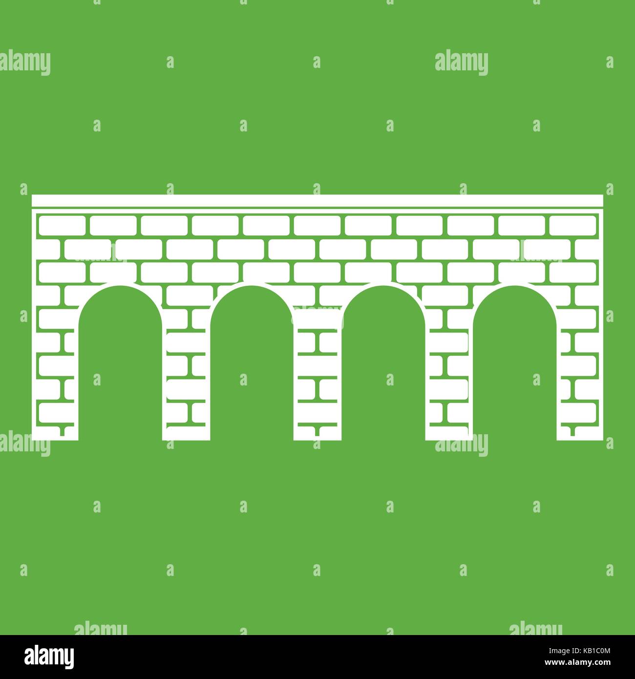 Bridge icon green Stock Vector Image & Art - Alamy