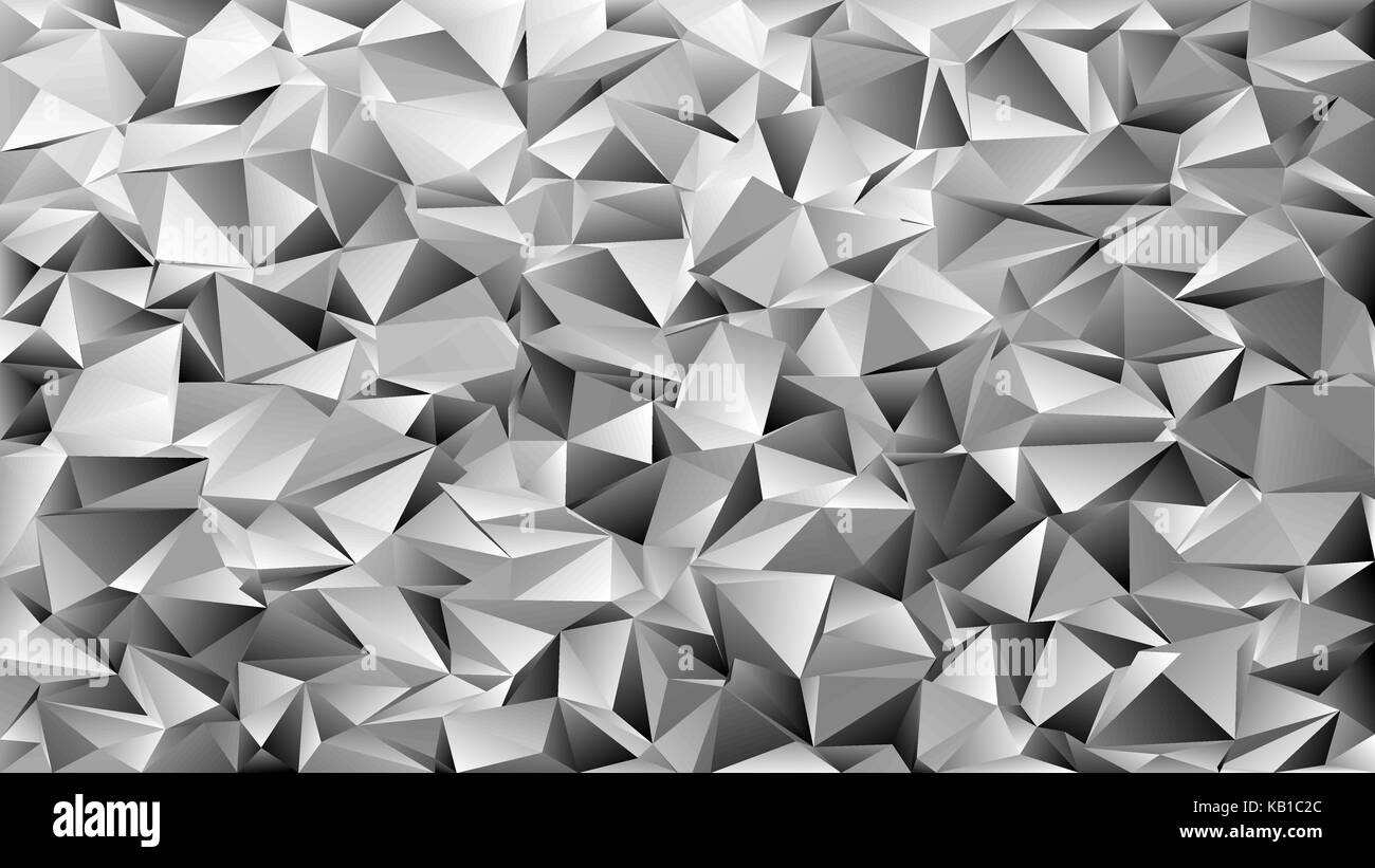 Abstract Chaotic Triangle Pattern Background Vector Mosaic Graphic