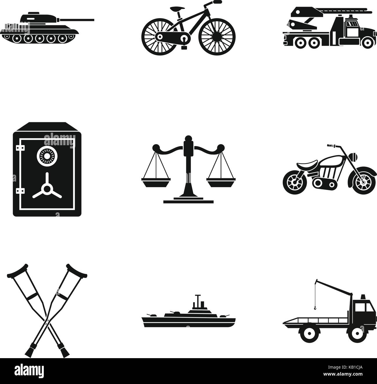 War icons set, simple style Stock Vector Image & Art - Alamy