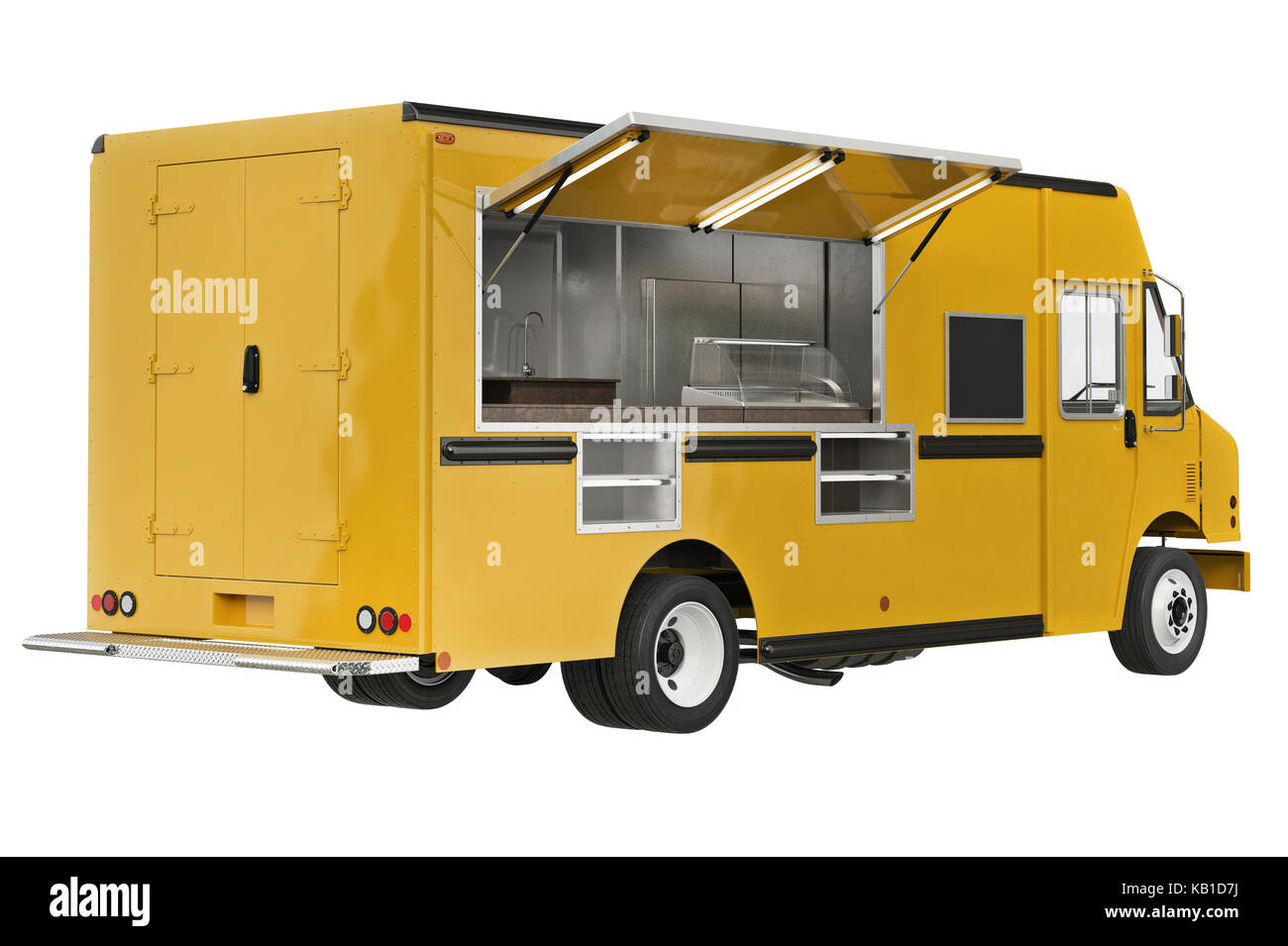 Food truck mobile cafe Stock Photo - Alamy