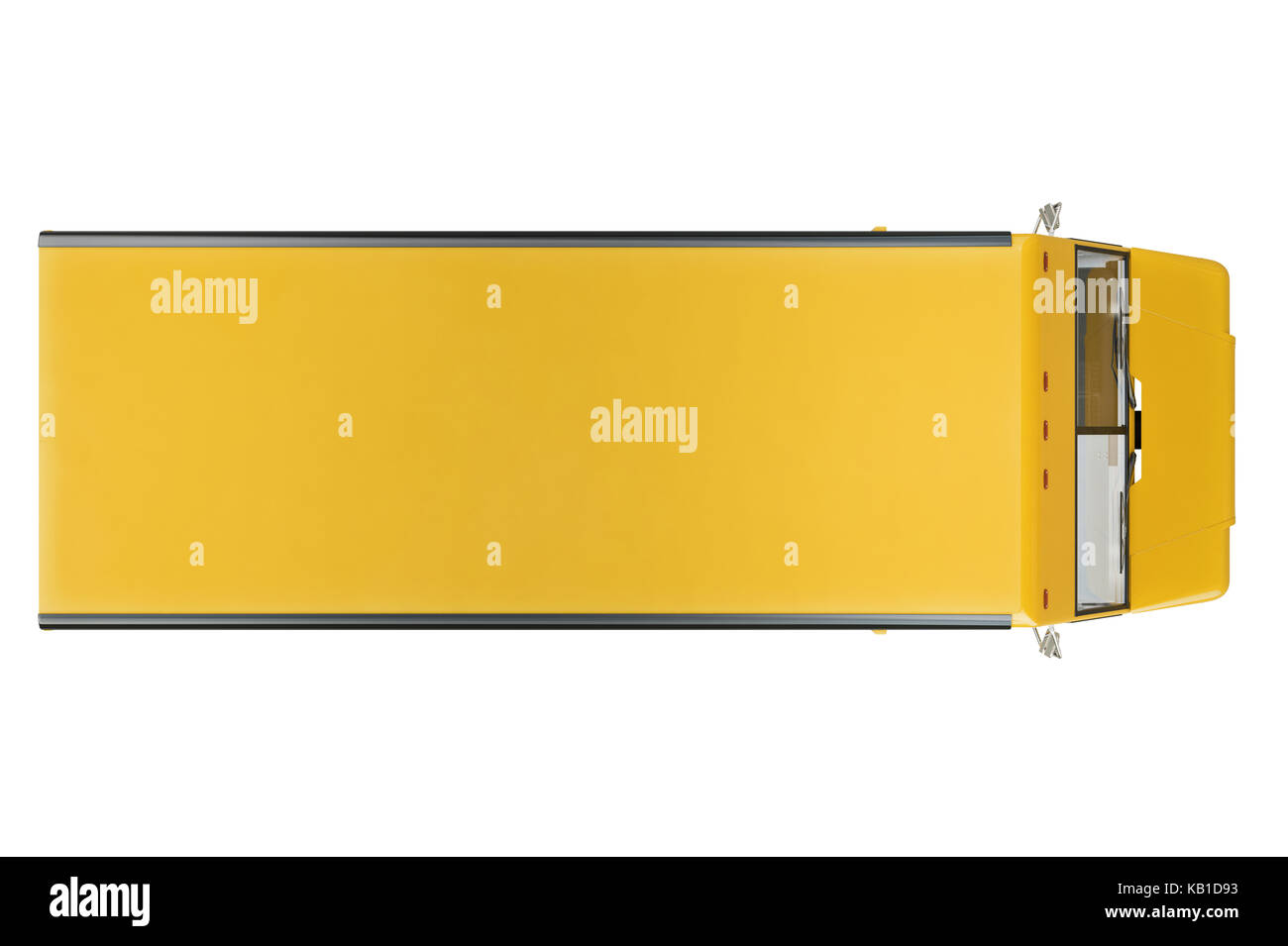 Food truck, top view Stock Photo - Alamy