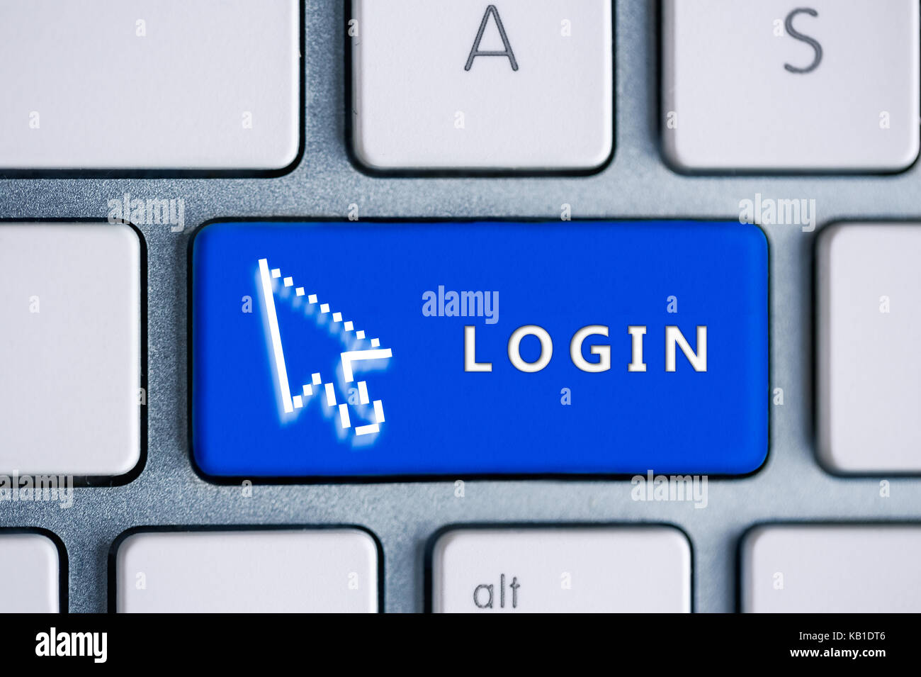 Login icon website button hi-res stock photography and images - Alamy