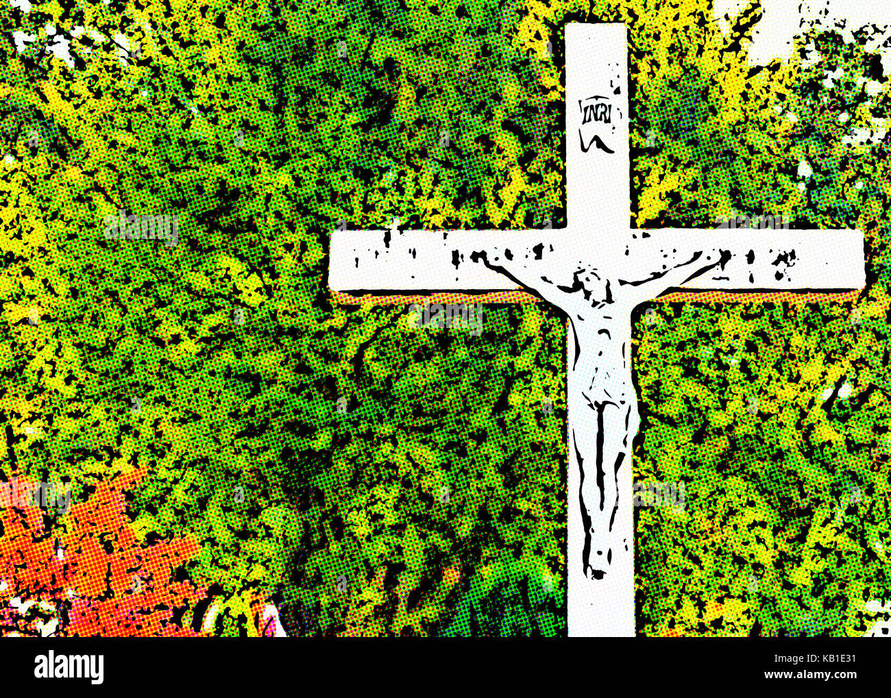 Autumn View of the Krizevac (Cross) Mountain in Medjugorje in Bosnia ed ...