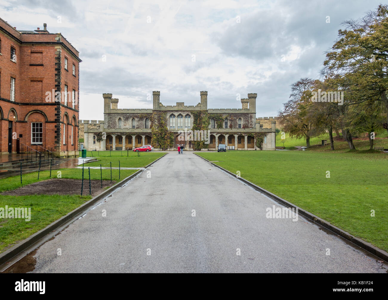 Inside Lincoln Castle England Stock Photo - Alamy