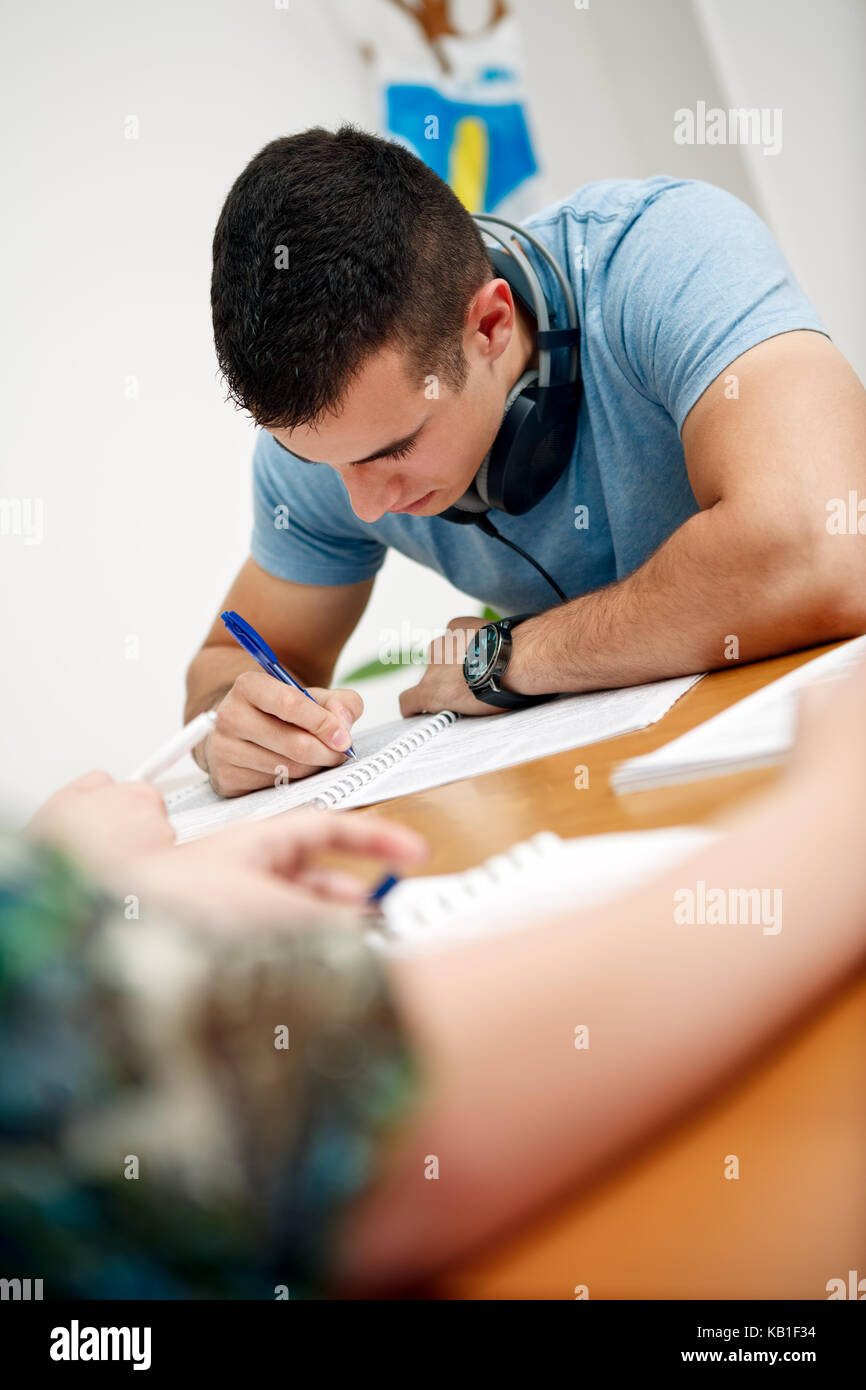 Students having exam hi-res stock photography and images - Alamy