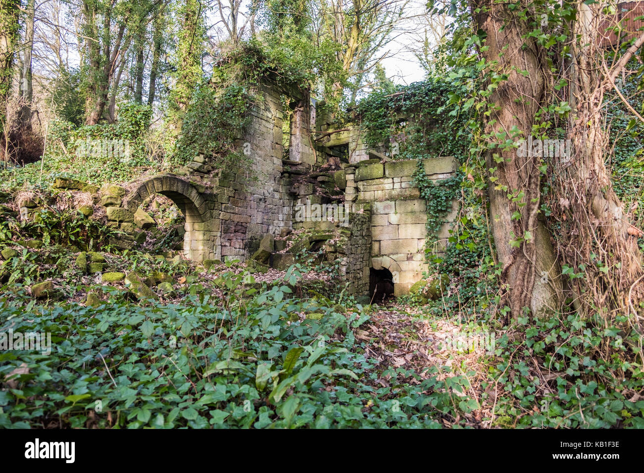 Lumsdale ruins hi-res stock photography and images - Alamy