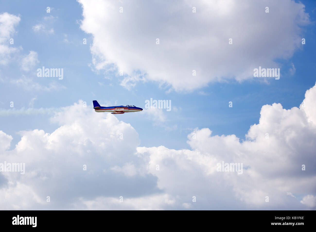 airplane flying on air show Stock Photo - Alamy
